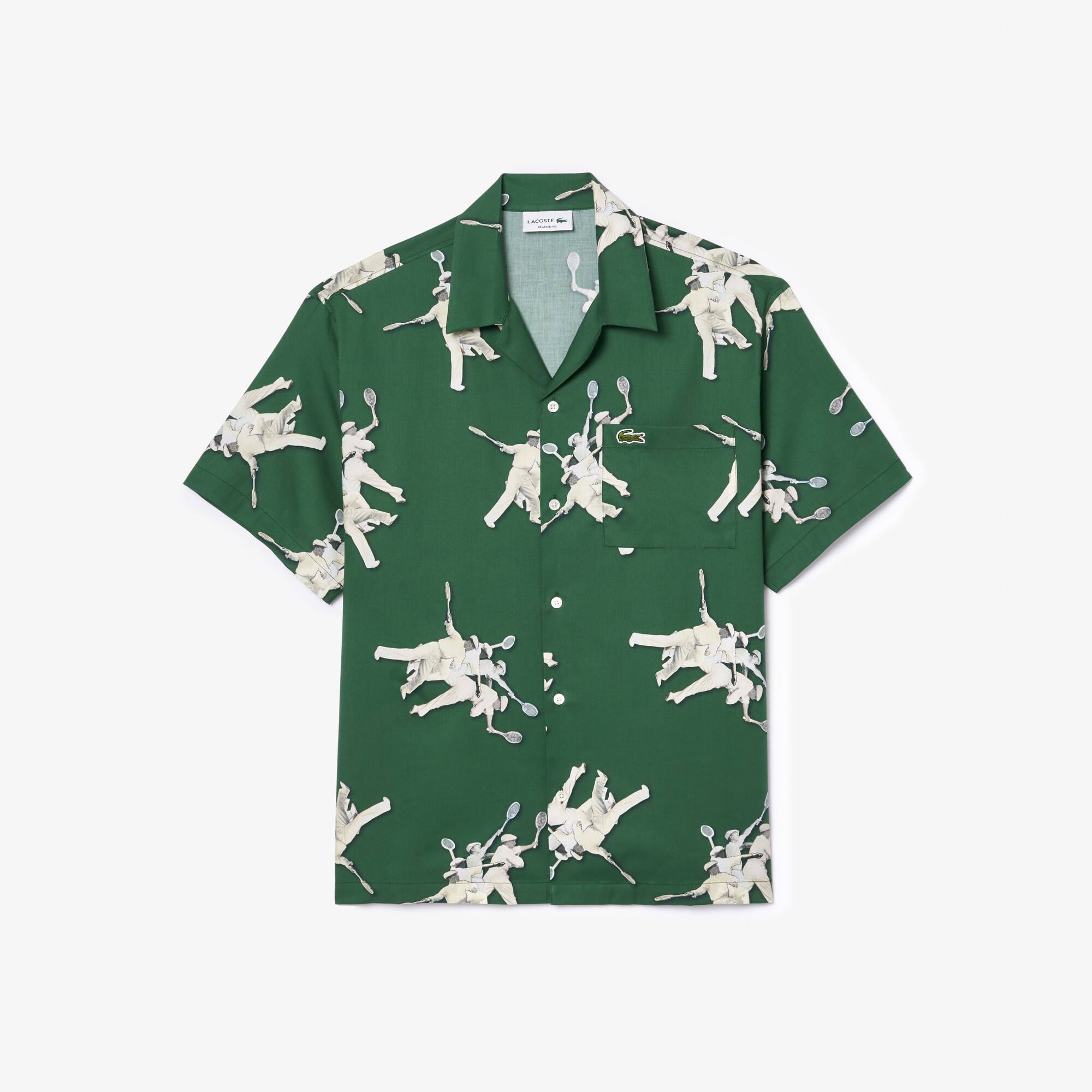 테니스 그래픽 반팔 썸머 셔츠 - 의류 - New 2025 | Lacoste